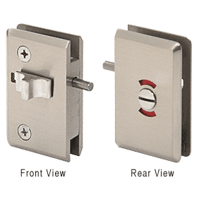 Brushed Nickel Pinnacle Sliding Block Lock for RPS, P190SCABN