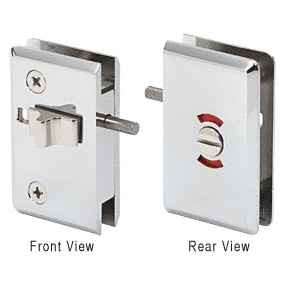 Brushed Nickel Pinnacle Sliding Block Lock for RPS, P190SCABN