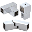 Square Support Bar Fittings