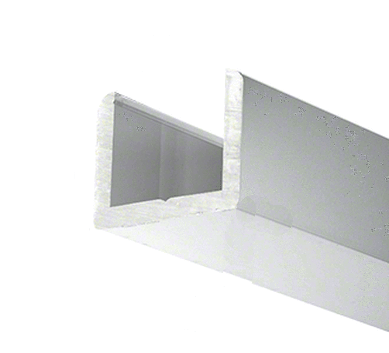 CRL SDCR38BA 10mm Low Profile U Channel for shower glass installations