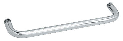 Chrome 12" BM Series Single-Sided Towel Bar Without Metal Washers, BMNW12CH