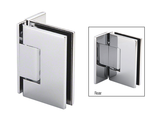Wall Mount Offset Plate Melbourne Hinge MEL044CH - Shower-glass.co.uk
