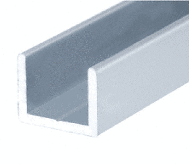 Swivelling Square U Bracket for 10 to 12 mm Glass, SQ42.