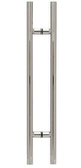 Chrome 8" Victorian Back-to-Back Pull Handle, V1C8X8CH