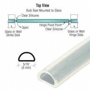 Translucent Silicone Bulb Seal