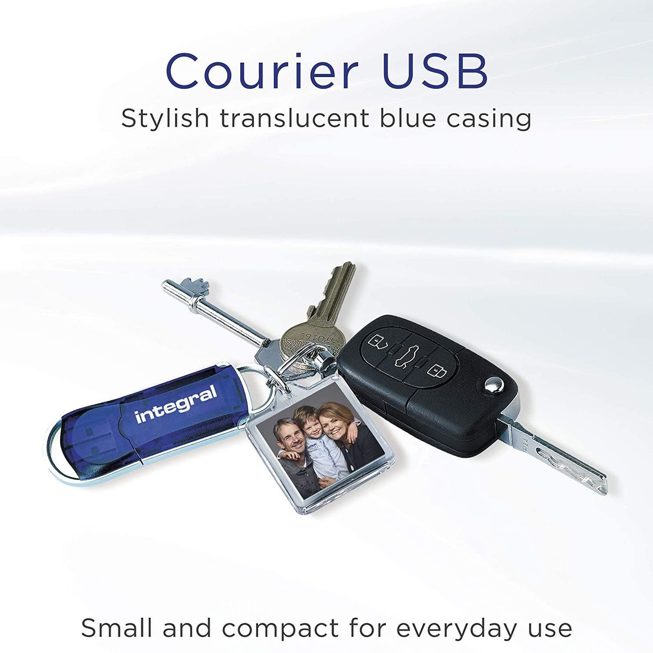 Integral 32GB Courier USB Flash Drive Blue 5 pack FFP packaging ...