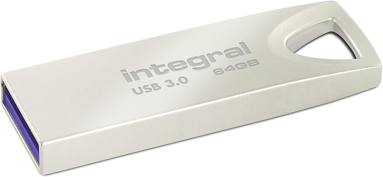 Integral 64GB Metal Arc USB 3.0 Flash Drive - Flashmemo B2B Online Store