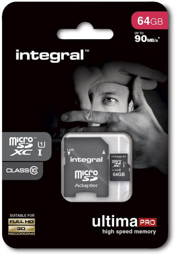 Integral Ultima Pro 64GB MicroSDXC Card, V10, A1 - Flashmemo B2B Online ...