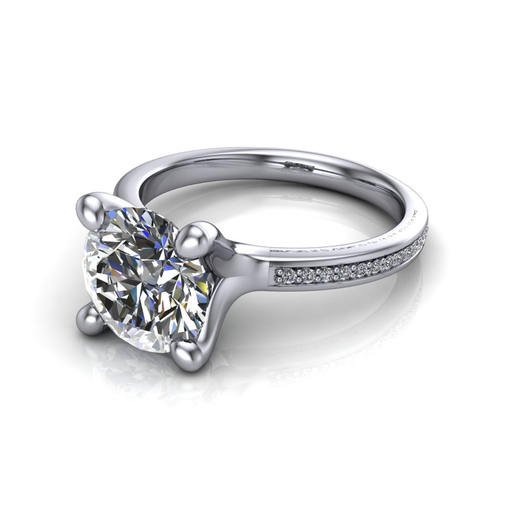 Timeless Solitaire Ring | Amina | Wedding Bands & Co