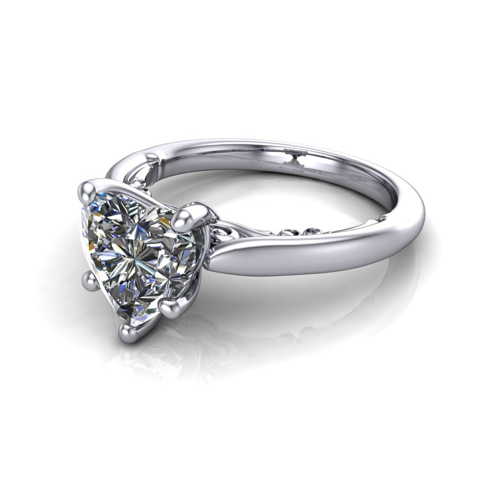 Diamond Engagement Ring with Classic Design | Lune | Wedding Bands & Co.