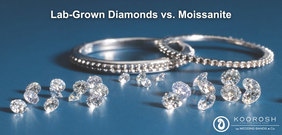Lab-Grown Diamonds vs. Moissanite - Wedding Bands