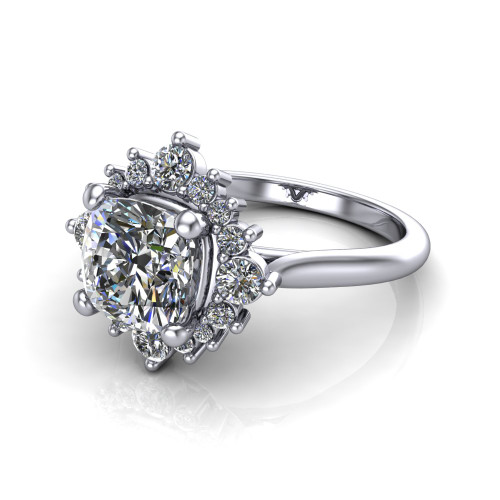 Hailey - Cushion - Wedding Bands