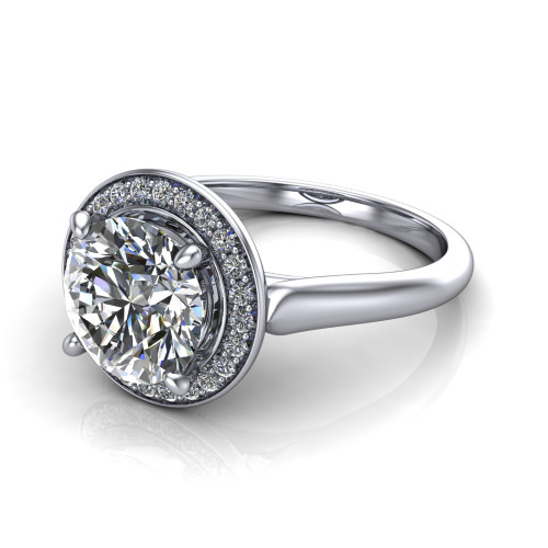 Radiant Halo Ring | Wren | Wedding Bands & Co