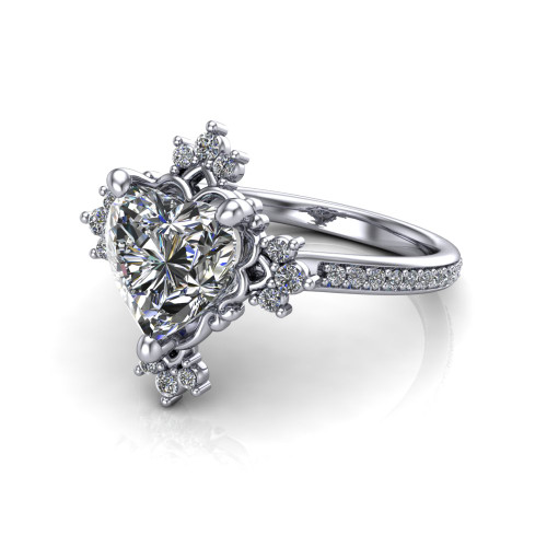 Floral Diamond Engagement Ring | Jayla | Wedding Bands & Co