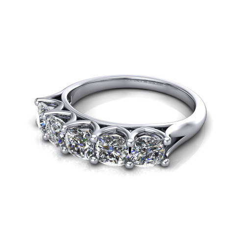 Elegant Five-Stone Diamond Ring | Holly | Wedding Bands & Co.