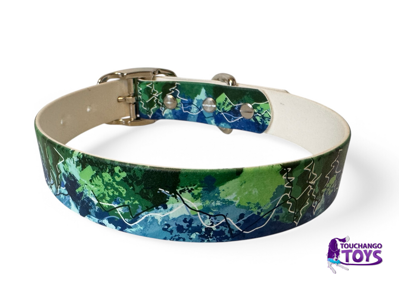 Standard Printed BioThane® Adjustable Collar - Touchango K9 Ltd