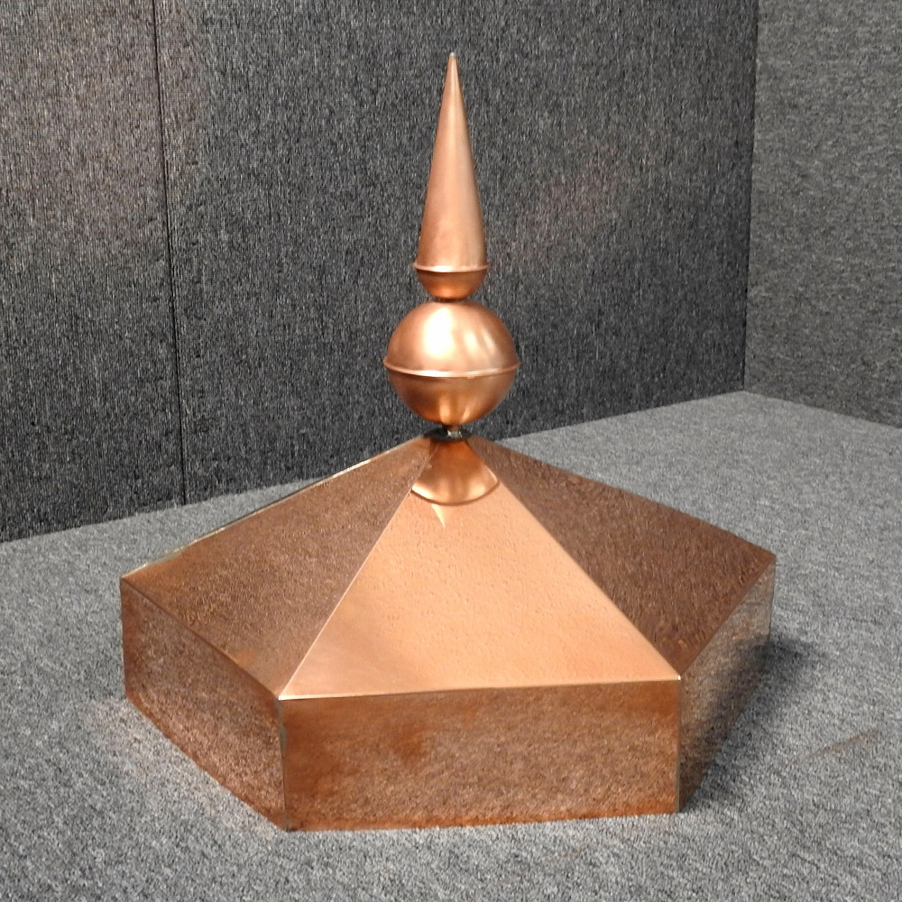 Gazebo Crown Cap with Finial - Made in USA - Gazebo Caps