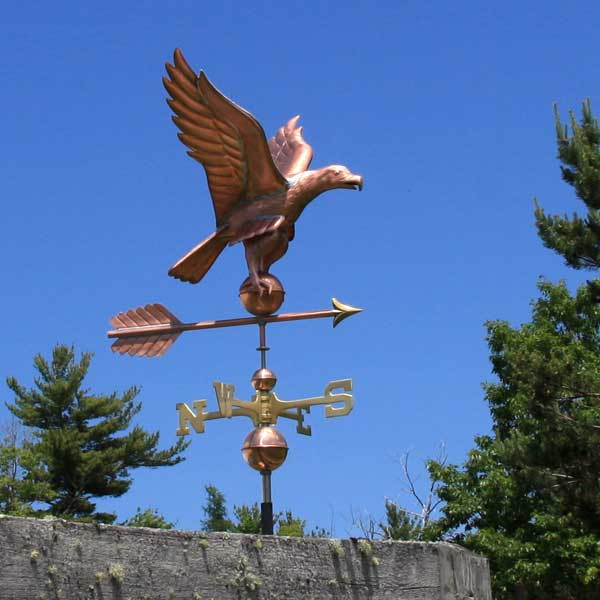 Copper Eagle weathervane - Made in USA