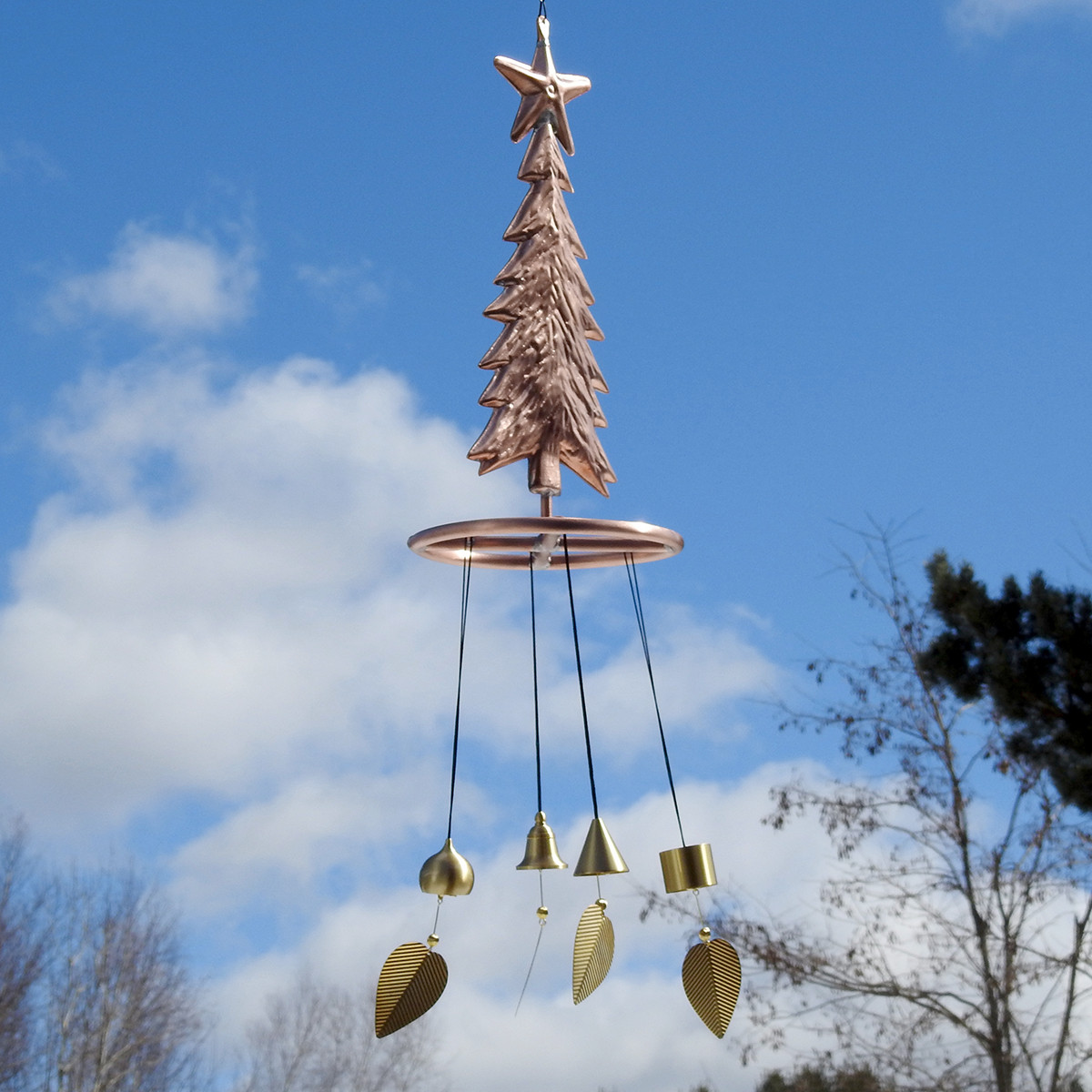 Christmas Tree Wind Chime - Made in USA - Wind Chimes