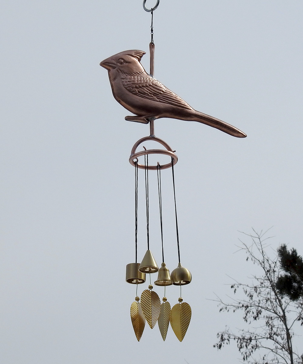 Cardinal Wind Chimes - Made in USA - Wind Bells