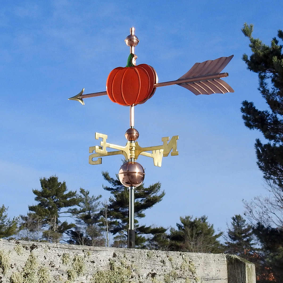 Pumpkin Weathervane - Made in USA