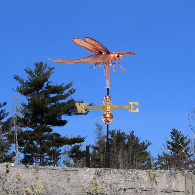 Small Dragonfly Weathervane - Made in USA