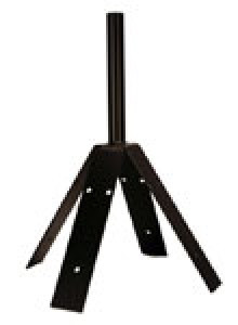 Steel Four Prong Weathervane Mount - For Weathervanes