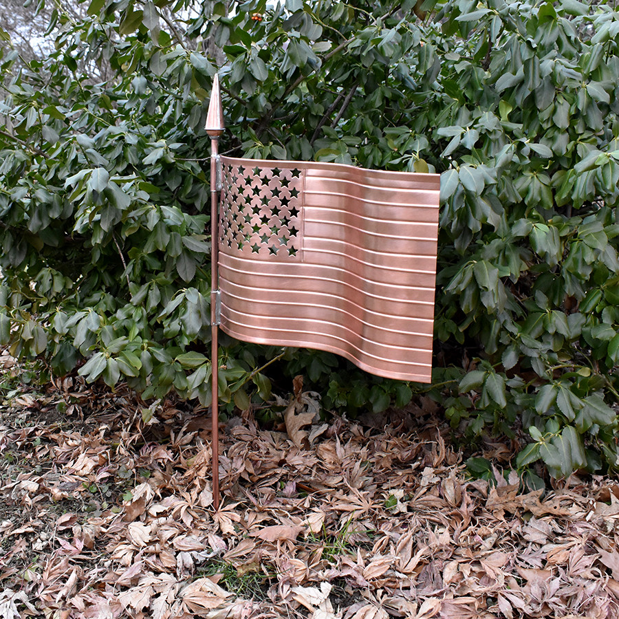 American Flag Garden Stake - Made in USA - Garden Stakes