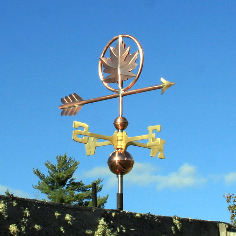 Maple Leaf Weathervane - Made in USA