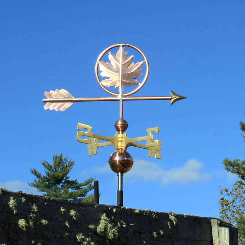 Maple Leaf Weathervane - Made in USA