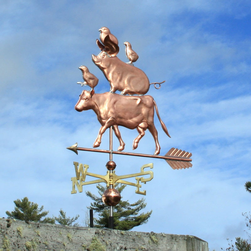 Girls at the Farm Weathervane - Made in USA