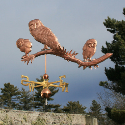 Barn Owl Weathervane - Made in USA