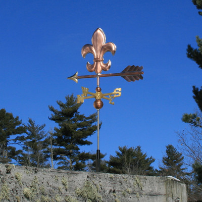 Fleur de lis Weathervane - Made in USA