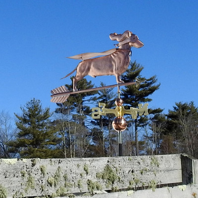 Super Dachshund Weathervane - Made in USA