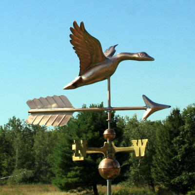 Goose with Arrow Weathervane with Arrow - Made USA