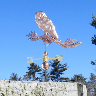 Barn Owl Weathervane - Made in USA