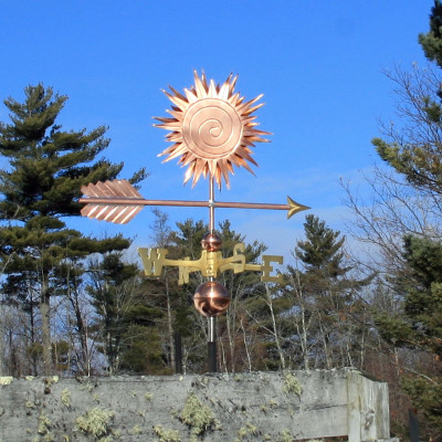 Sun Weathervane - Made in USA