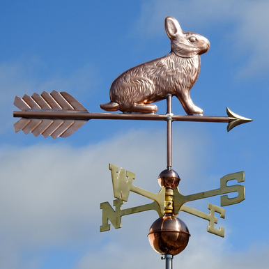 Rabbit Weathervane - Made in USA