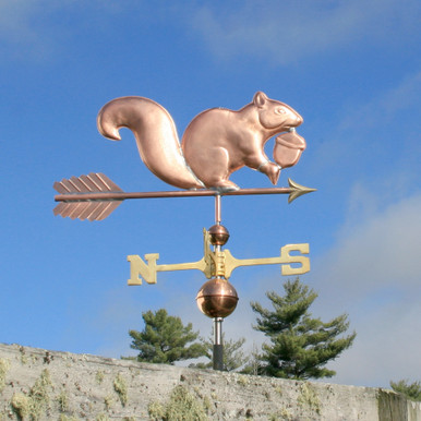 Squirrel with Acorn Weathervane - Made in USA