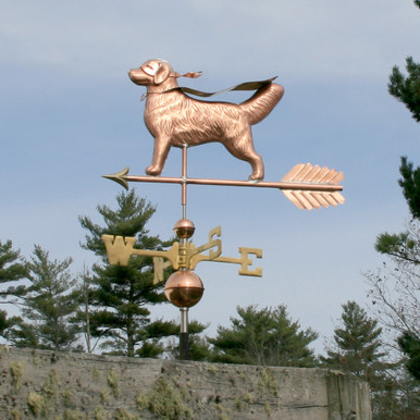 Super Golden Retriever Weathervane - Made in USA