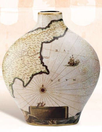 Porcelain Nautical Vase PV-002 - Seaside Treasures - Nautical Decor ...
