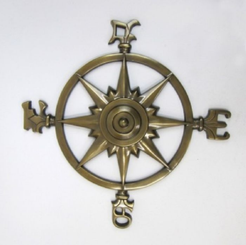 Aluminum Compass Rose, 22" AL51121A - Seaside Treasures - Nautical ...