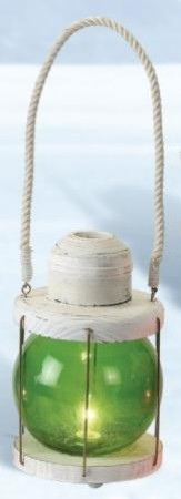 Green Glass Float Lamp LG-916-G - Seaside Treasures - Nautical Decor ...