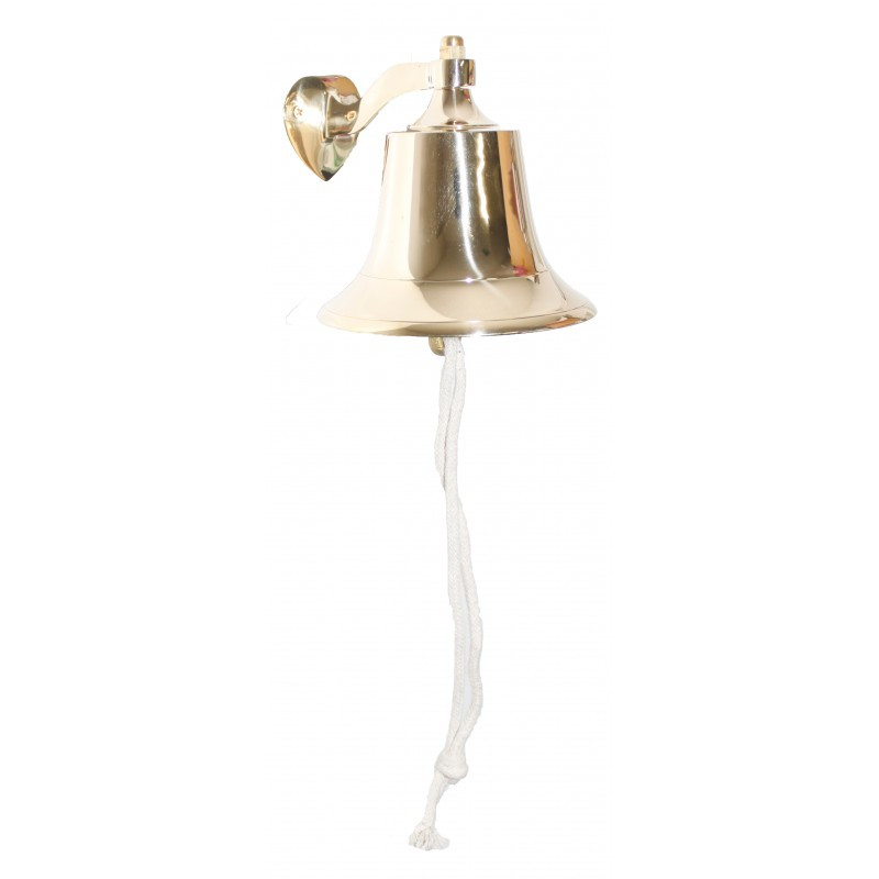 Solid Brass Ship's Fog Bell, 6" - Seaside Treasures - Nautical Decor ...