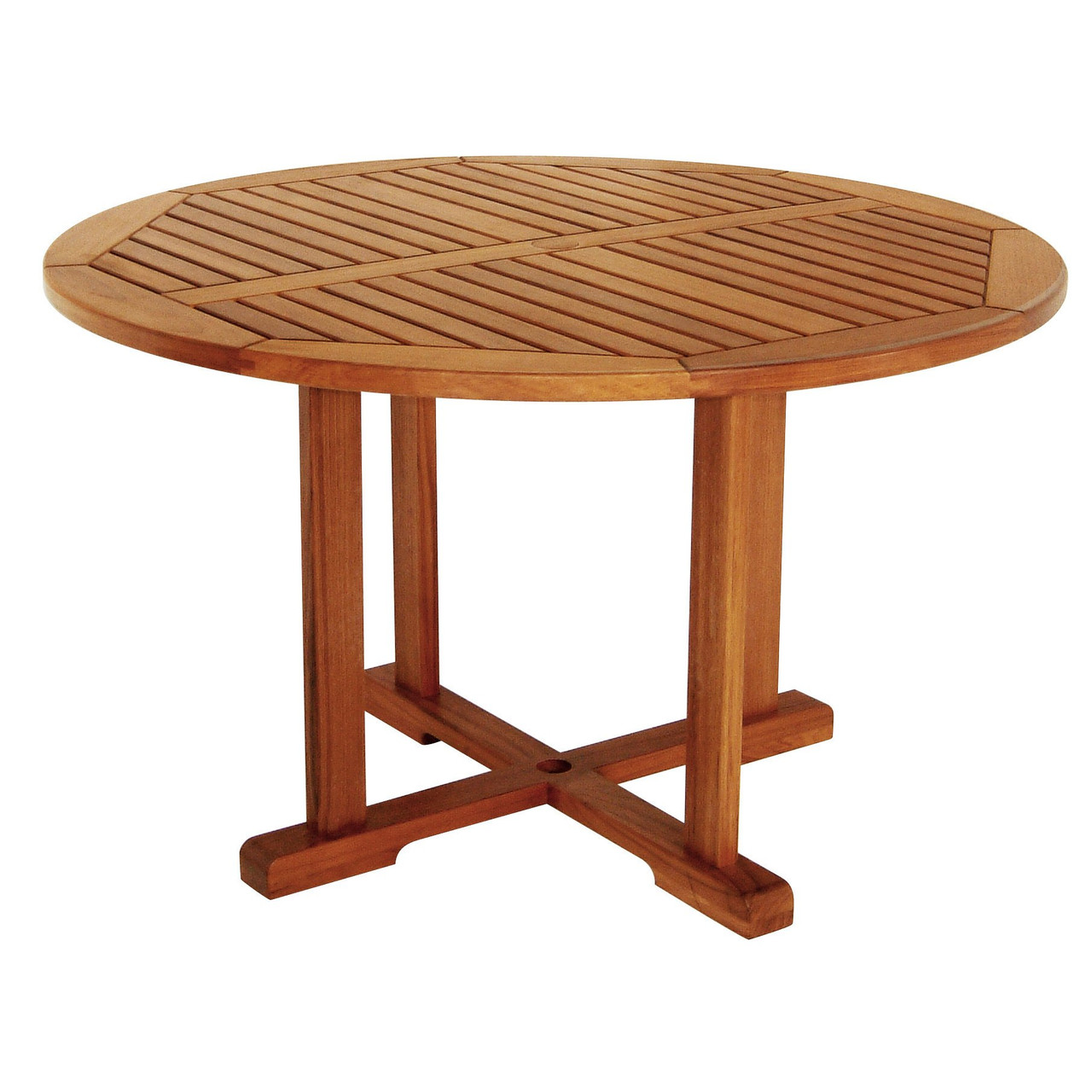 Teak Round Dining Table - Seaside Treasures - Nautical Decor, Nautical ...