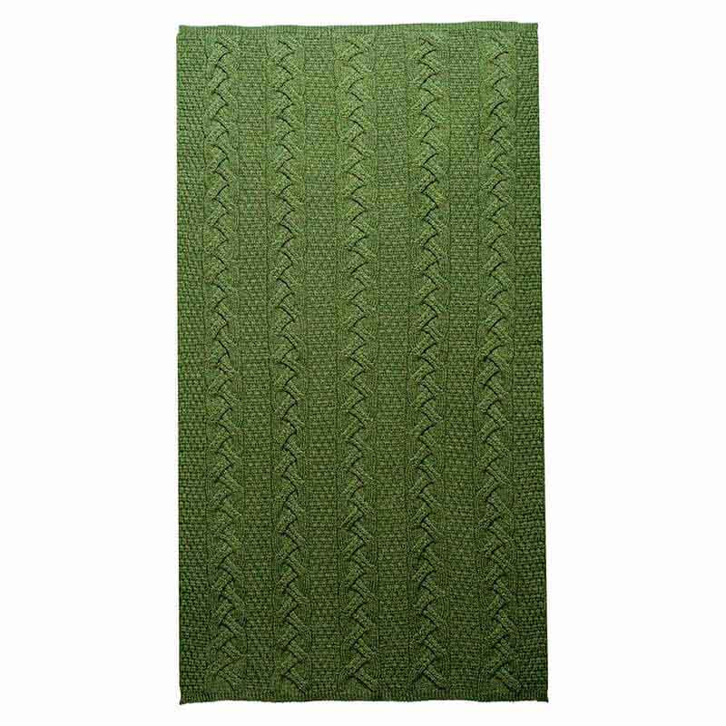 Cable Knit Irish Throw Blanket | ShamrockGift.com