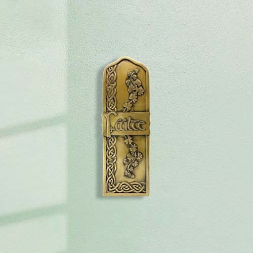 Irish Failte Bronze Plated Wall Art | ShamrockGift.com
