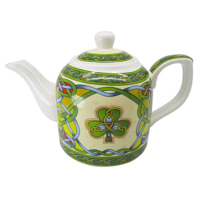 Irish Shamrock Tea Set with Teapot | Shamrockgift.com