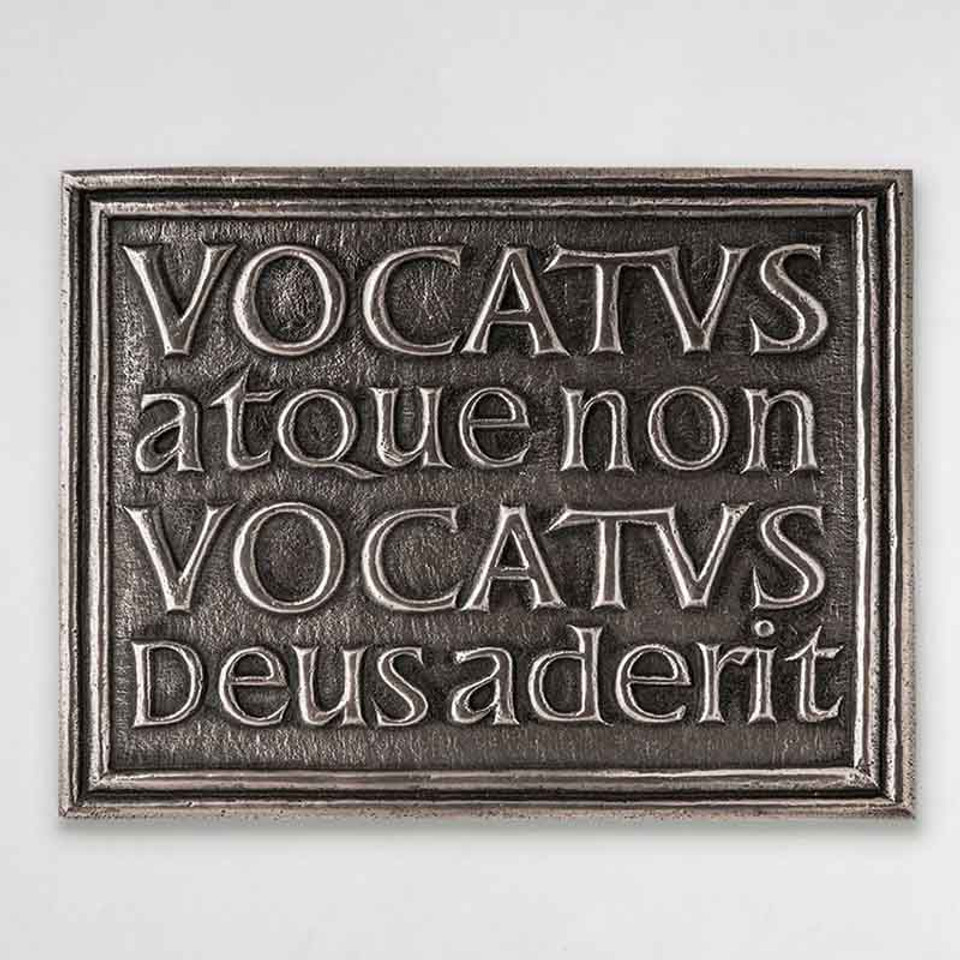 Vocatus Atque Non Vocatus Bronze Irish Wall Plaque | Free US Shipping| ShamrockGift