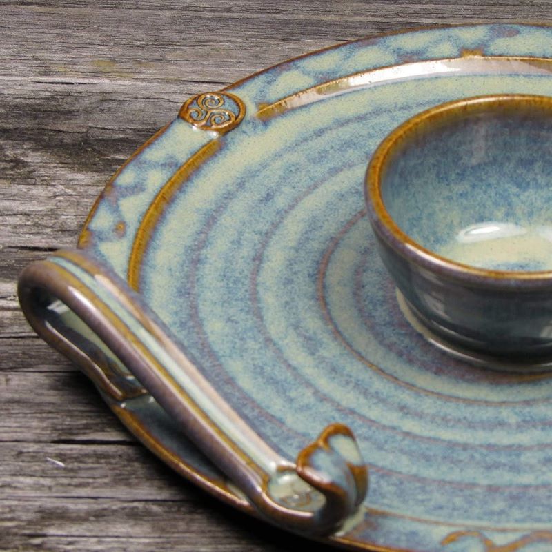Hand Thrown Irish Pottery Party Plate | ShamrockGift.com